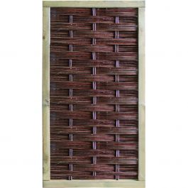 T&J LABO-3D Weidengeflechtzaun Sichtschutz | BENZ24