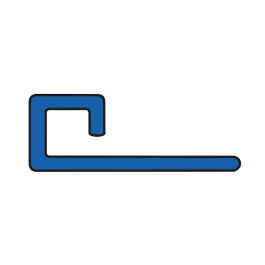 BLANKE Fliesenschiene CUBELINE Messing glanzverchromt 14mm